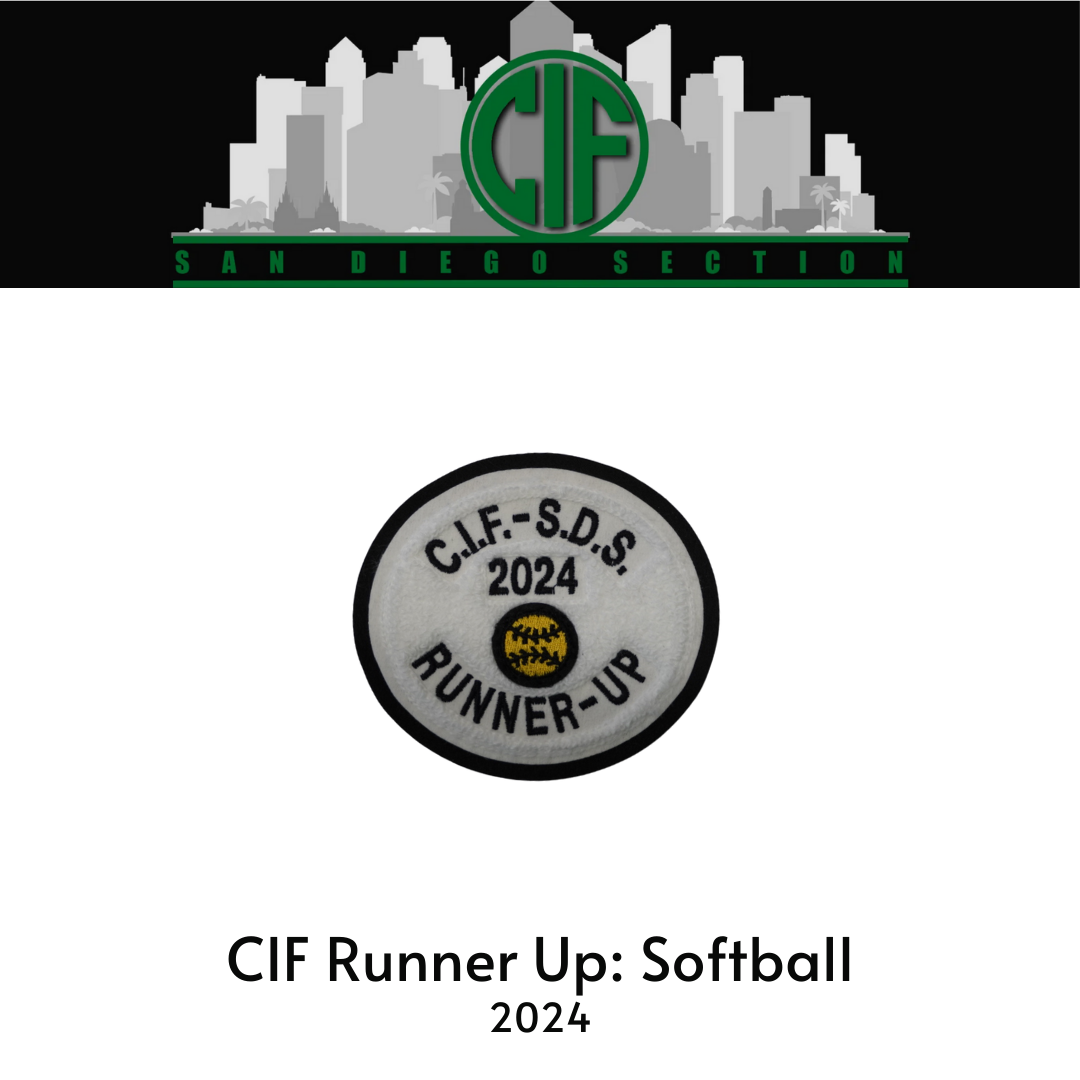 CIF Runner Up: Softball 2024 – CIF San Diego Section Online Store