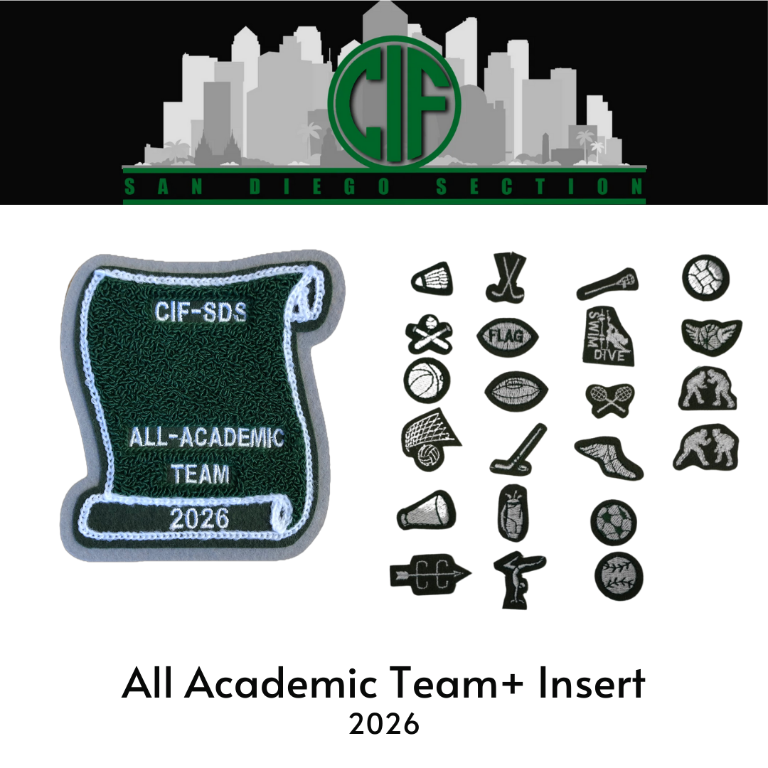 All Academic Team + Insert 2026 – CIF San Diego Section Online Store