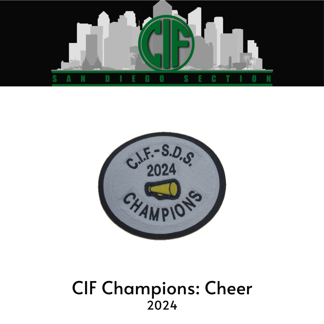 CIF Champions: Cheer 2024 – CIF San Diego Section Online Store